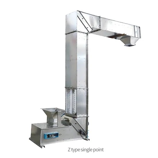 Quality 6m3/H Carbon Steel Z Type Bucket Elevator In Cement Plant Chemical for sale