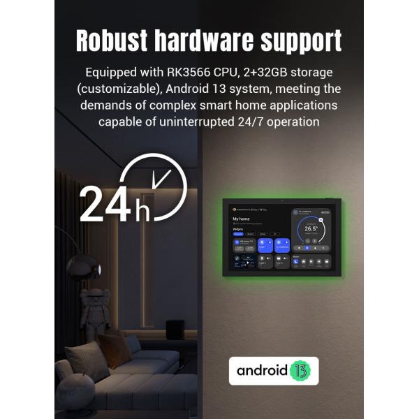 Quality 10.1Inch Wall Mounted Smart Home Tablet with POE and NFC for Android Control for sale