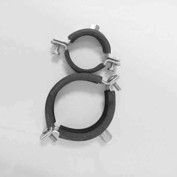 Quality Heavy Duty Strut Channel Pipe Clamp Rubber Reinforced Hanging Galvanized for sale