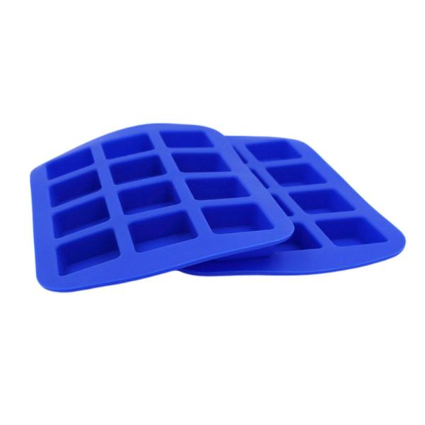 Quality Whiskey Cube Silicone Ice Mold Flexible 12 Cavity Reusable Durable for sale