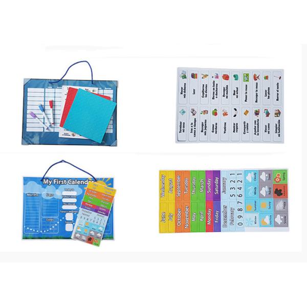 Quality 16 x 12 inches Interactive Magnetic Reward Chart with Dry Erase Board Customizable Design for sale
