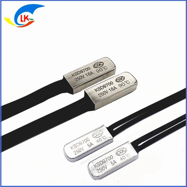 Quality BW9700/KSD9700 Thermal Protector Iron Shell Normally Open And Normally Closed Series Thermostat for sale
