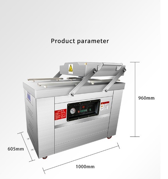Quality Electric Cartons Provided Double Chamber Vacuum Packing Machine with 1000W 750W for sale