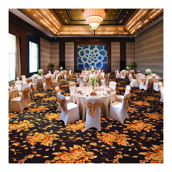 Quality Auditorium Jacquard Wilton Woven Carpet With Stain Resistant for sale