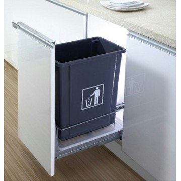 Quality Durable Kitchen Cabinet Accessories Pull - Out Assembly Waste Bin For Storage for sale