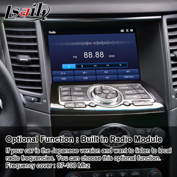 Quality Lsailt Android Multimedia Navigation Interface for 2013-2017 Infiniti QX70S QX70 for sale