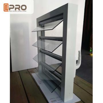 Adjustable Ventilation Jalousie Louvre Windows With Aluminium Screen Mesh