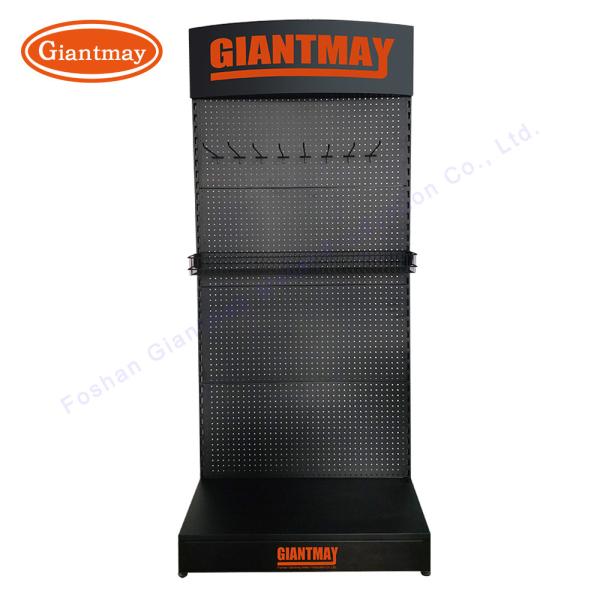 Quality Large Peg Board Shelf Hardware Product Metal Hanging Display Racks for sale