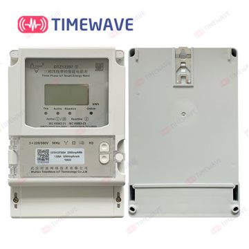Quality Wireless Smart Three Phase Energy Meter Lorawan Wifi Communication Support 4G 2G for sale