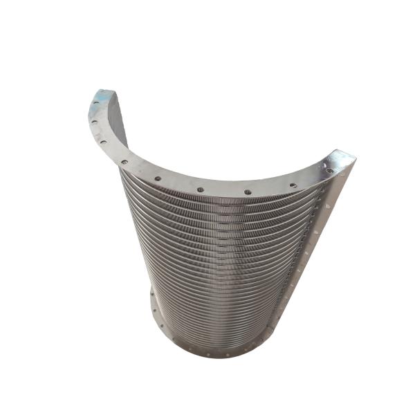 Quality 0.73mm Slot 8*8mm Strengthen Bar Wedge Wire Screen Filter Stainless Steel 304 for sale