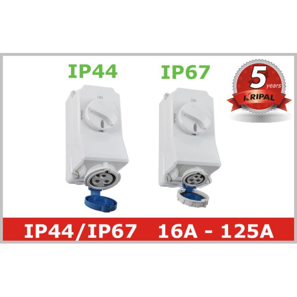 Quality 230V 400V Waterproof Interlocked Switch Sockets for Industrial Plug for sale