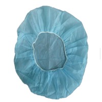 Quality Non Woven Disposable Bouffant Surgical Caps Breathable Comfortable For Hospital for sale