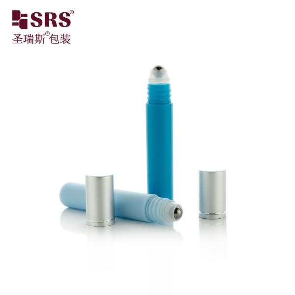 Quality 7ml Empty Eye Massage Serum Round Roll On Bottle Cosmetic Roller Applicator for sale