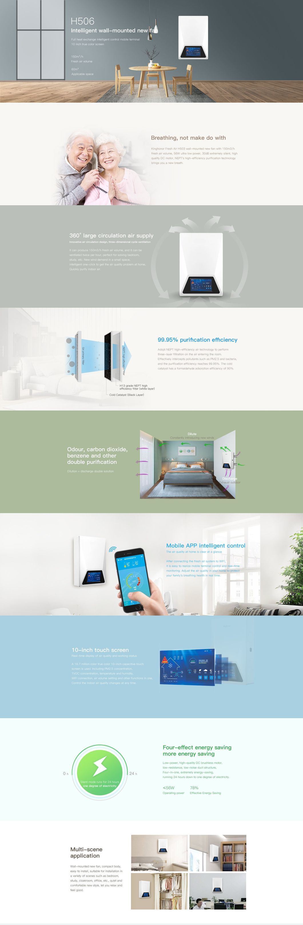High-Efficiency Ventilation System for Optimal Air Exchange and Conditioning