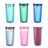 china Renewable Push Plate Cup RPS Fresh And Light Lemonade Double-layer Fruit Tea Cup