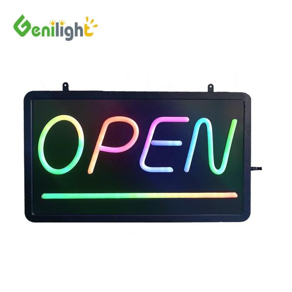 Quality Open Sign for Company High Pixel Density LED NEON Sign Sample Letters for sale