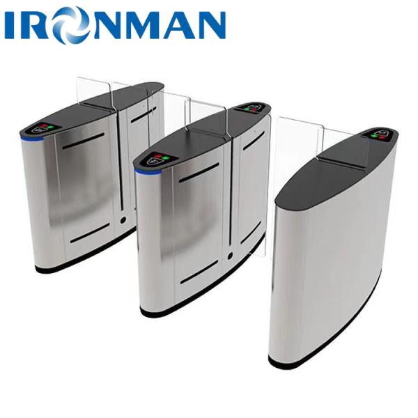 Quality Speed Barrier Turnstile with Fuel Cell Sensor and Wide Angle HD Camera in 1400*335*980mm Size for sale