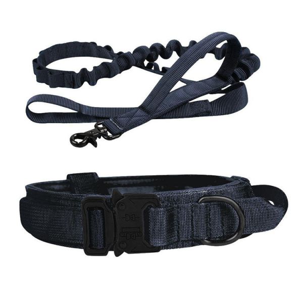 Quality Black Sustainable Nylon Leashes OEM ODM Training Leashes For Puppies for sale