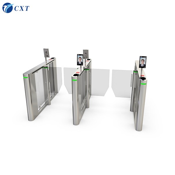 Quality Intelligent Hotel Stainless Steel Turnstiles Glass Turnstile Gate 114b for sale