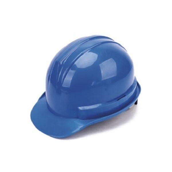 Quality OEM Blue Hard Hat HDPE ABS Safety Helmet Construction Puncture Resistance for sale