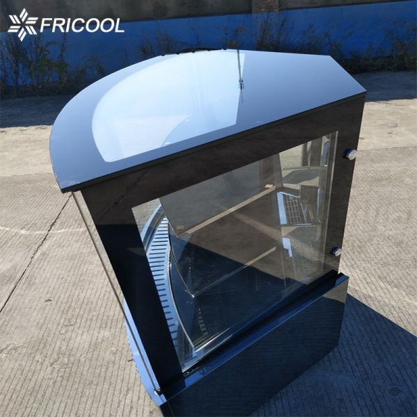 Quality refrigerated corner bakery display case cake cooler with CE/ETL for sale