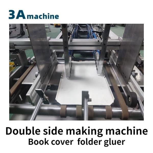 Quality 8.25M*1.2M*1.3M Automatic Book Cover Double Side Pasting Machine 650mm Maximum for sale