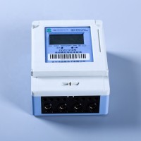 Quality 220V Voltage Smart Prepaid Energy Meter with GPRS/GSM Communication and LCD for sale