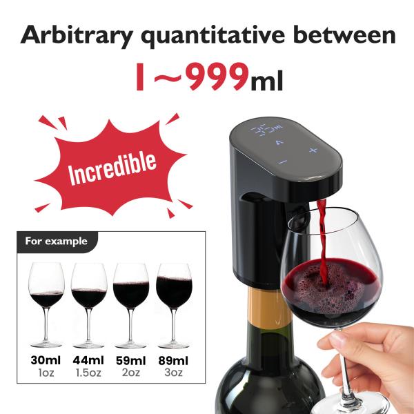 Quality Bar Smart Wine Dispenser 1200mah Automatic Whiskey Dispenser for sale