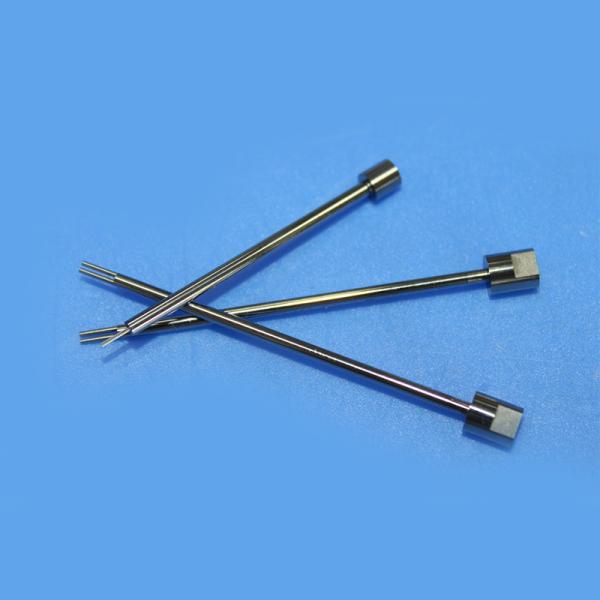 Quality High Precision Metal Ceramic Tungsten Carbide Double-Hole Insert Pin for sale