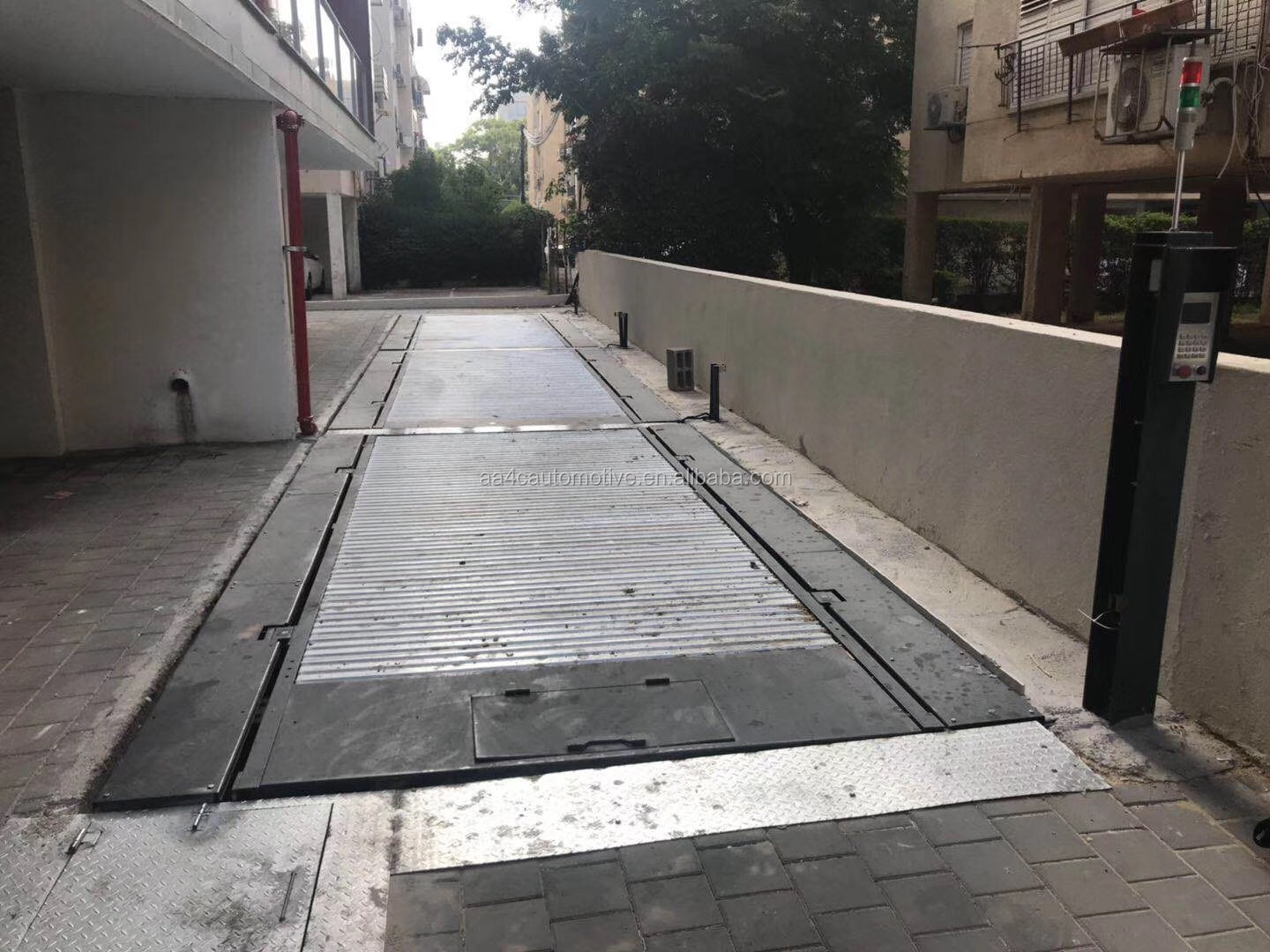 AA4C hydraulic underground car parking lift  in-ground car parking system vertical car parking system AA-UTS20/2; AA-UTS25/2