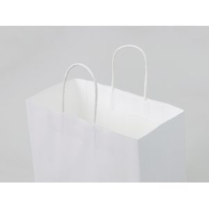 Quality Brown Kraft Fast Food Paper Bag Twisted Handle Paper Takeaway Bags for sale