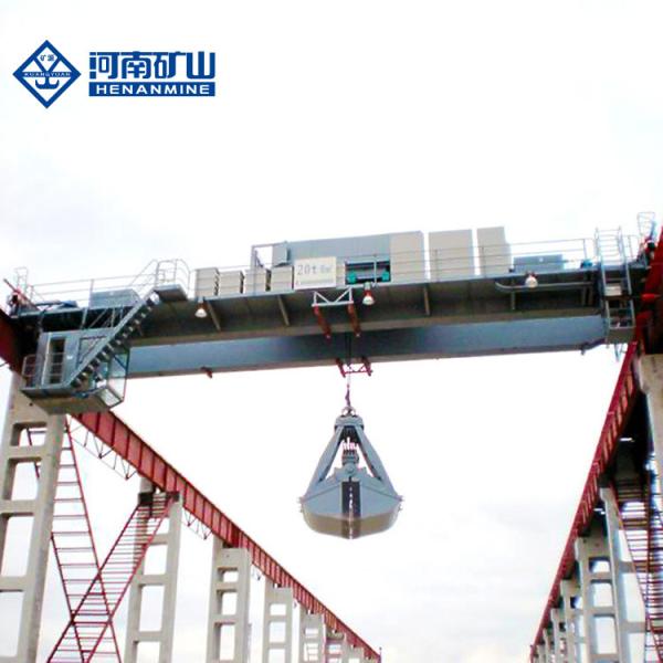 Quality 20m Span 10Ton 20 Ton Qz Overhead Bridge Travelling Crane With Grab Waste Grab for sale