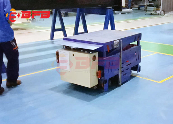 Quality Hydraulic Steering Steel Platform Rail Track Trolley for sale
