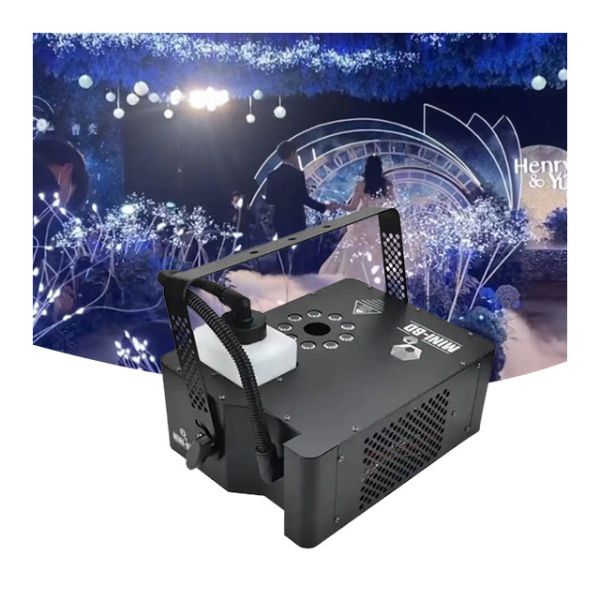 Quality 1.2L Oil Drum Volume RGB Light Smoke Machine with Remote Control for DJ Smoke Effects for sale