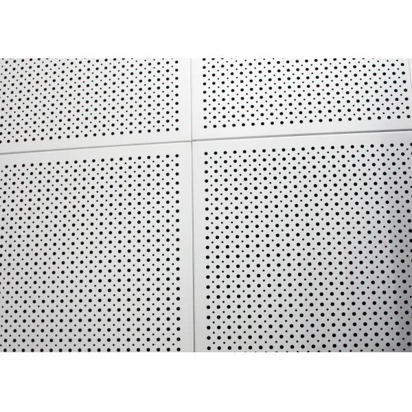 Quality Fireproof Colored Perforated Aluminum Ceiling Panels , Commercial Drop Ceiling for sale