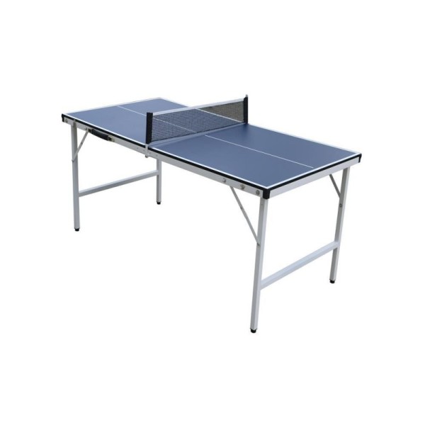 Quality Midsize Outdoor Table Tennis Table Easy Folding With Painting And Net Caster for sale