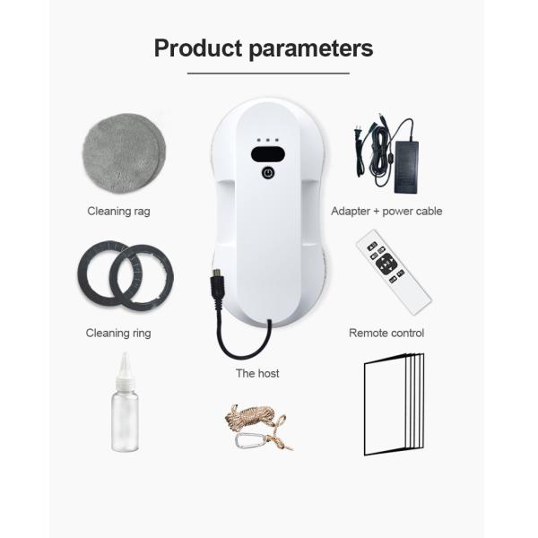 Quality Ultra Thin Window Cleaning Robot with App-Controlled Remote Control and Private for sale
