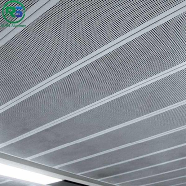 Quality S-Shaped Closed Aluminum Ceiling Strips Acoustic Suspended Ceiling Tiles for sale