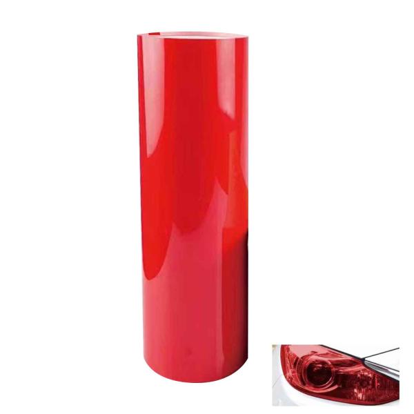 Quality TPH PPF Material Red Head Light Headlamp Protective Film Car Headlight Film for sale