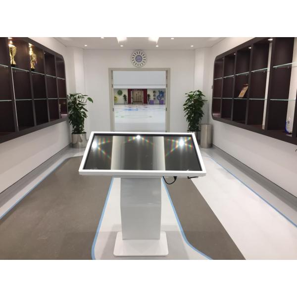 Quality IR Touch Interactive Floor Standing Kiosk High Brightness 50/60HZ For All for sale