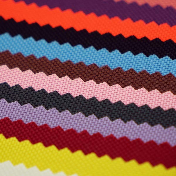 Quality High Elastic 600D 100% Polyester Waterproof PVC Fabric Durable For Bags for sale
