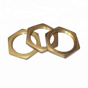 Quality Copper M10 Hex Head Nuts ANSI A193 Serrated Flange Nuts for sale