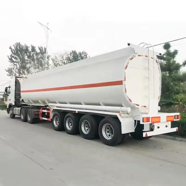Quality Good Carbon Steel Material Used Fuel Tanker Truck Oil Tank Trailer for Fuel Transportation for sale