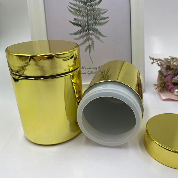 Quality Golden Cap Protein Powder Storage Container Sport Nutrition Carbohydrates for sale
