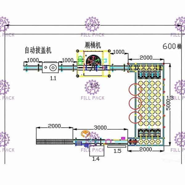 Quality 18.9 Liter Plastic Bottle 600BPH Gallon Filling Line for sale