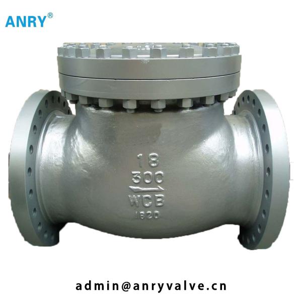 Quality Stellite Overlay Disc Check Valve Flange Type API 6D WCB CF8 CF8M Body for sale