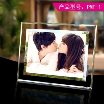 Quality Promotional Rectangle Glass Table Top Photo Frames With 12 Colors Available for sale