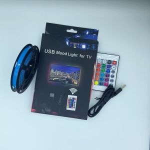 Quality 5v USB Led strip light ED Strip Lights 6.56ft USB TV Backlight DC 5V RGB Strip for sale