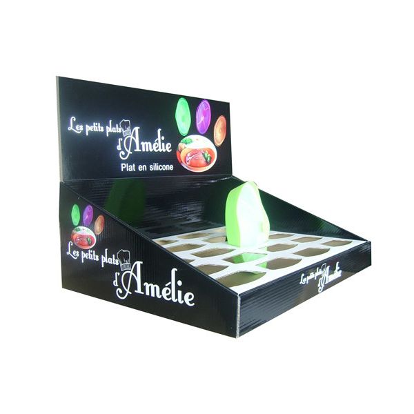 Quality 500 Lbs Capacity Market Pallet Cardboard Boxes Highly Visible Easy Assembly for sale