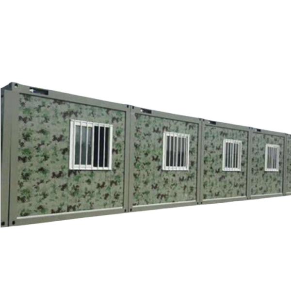 Quality Camouflage Prefabricated Mobile House Container Camp House for Emergency Rescue Epidemic for sale